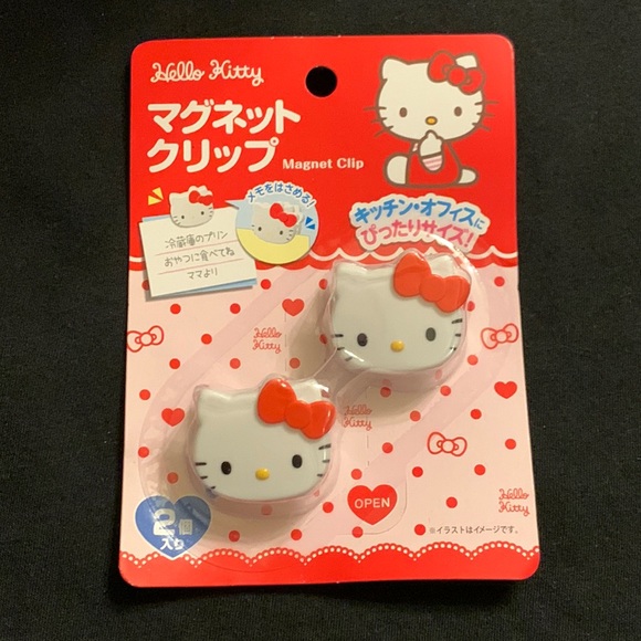Hello Kitty | Accessories | Hello Kitty Magnet Clips Set Of 2 Nwt ...